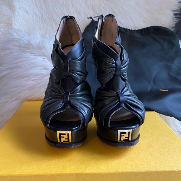 Fendi | Shoes | Authentic Fendi Black Booties | Poshmark